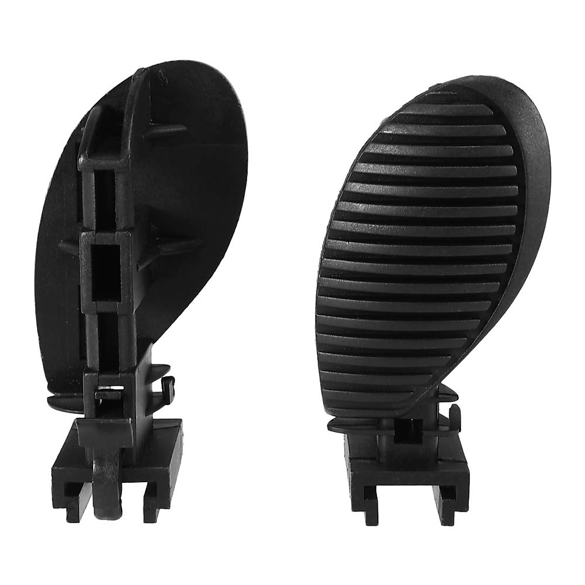 LIXADA Adjustable Kayak Foot Pegs Foot Brace Pedals, Black