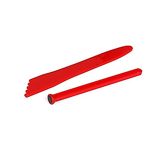 Aifeier ET Canning Tools Kit includes 1pcs Bubble Popper Bubble Remover and 1pcs Jar Lid Lifter Magnetic Lid Lifter (Red)