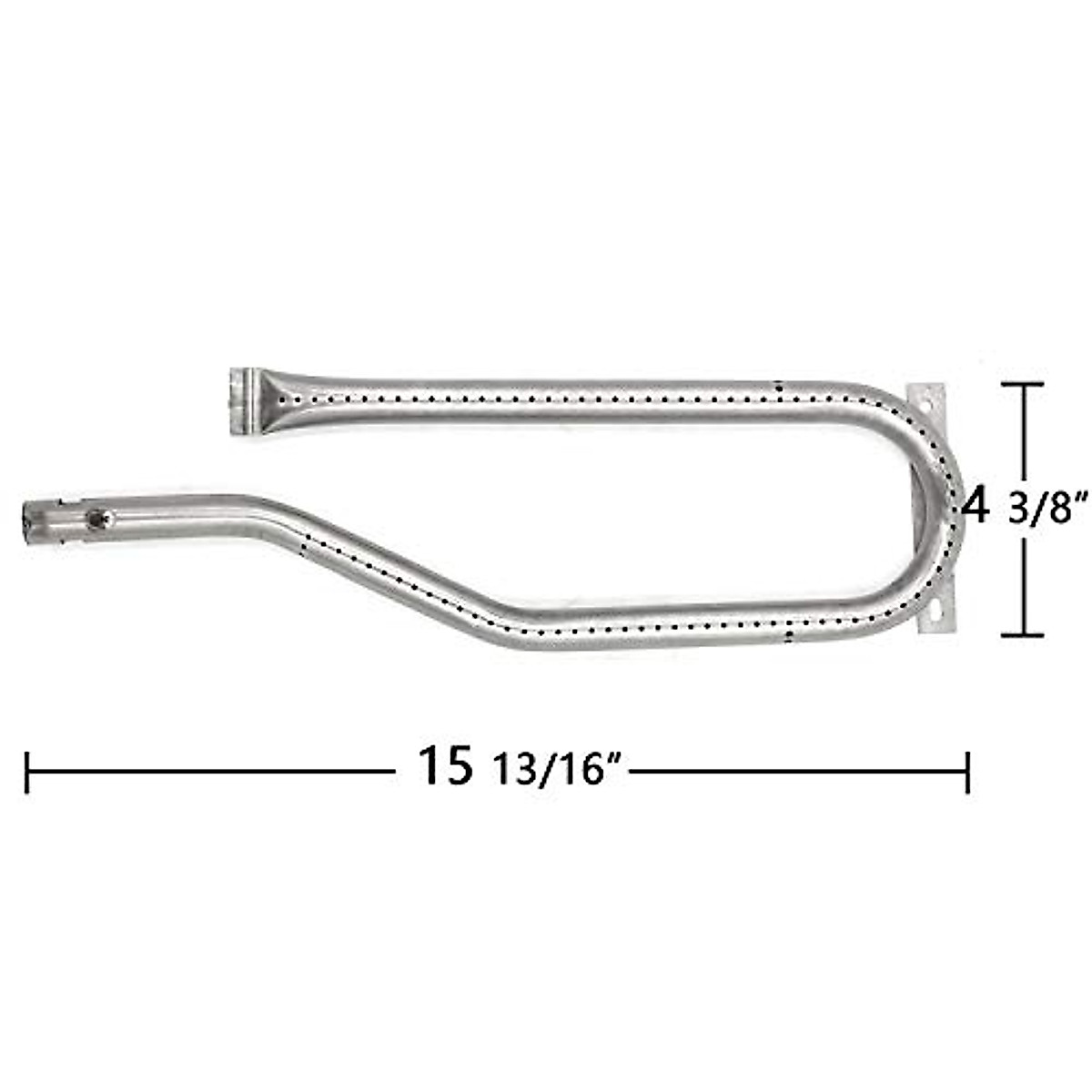 Hongso 19 1/4" Grill Grates 17 3/4” Heat Plates and 15 13/16" Burner Tubes for Jenn-Air Nexgrill 720-0337 720-0512 730-0337, Members Mark 720-0586A Grill Models