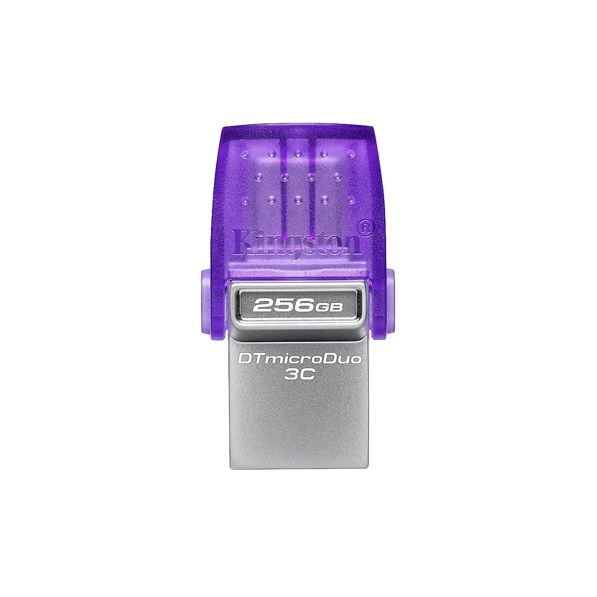 Kingston DataTraveler microDuo 3C 256GB USB-C & USB-A Flash Drive | Speeds up to 200 MB/s | USB 3.2 Gen 1 | Duo Connector | DTDUO3CG3/256GB