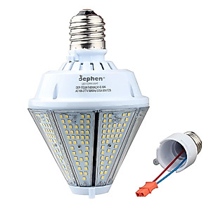 dephen 80W Removable E26&E39 LED Bulb - 10400Lm LED Corn Light Bulb 5000K Corn Lamp Bulb UL-Listed Retrofit LED Corn Light for Post Top Porch Wall Pack Light Lantern Canopy Warehouse Garage