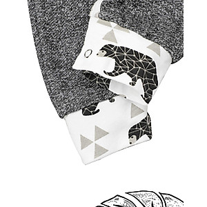 Fommy Baby Boy Clothes 0-3 Months, Baby Clothes Mama's Boy Letter Print Long Sleeve Romper for Baby Boy