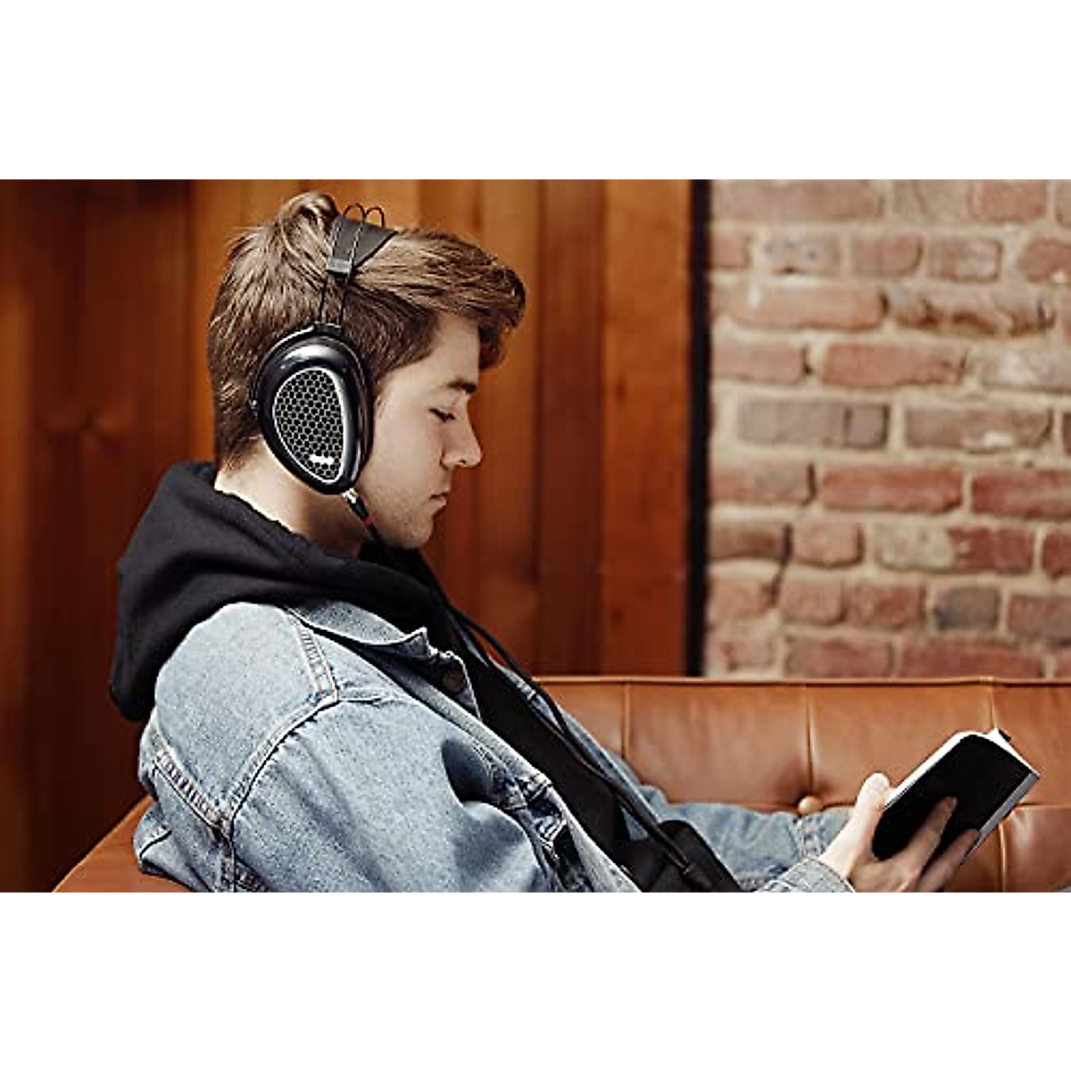 DROP + Dan Clark Audio Aeon Planar Magnetic Headphones - Open-Back, Over Ear, Audiophile (Aeon Open X), Blue/Black