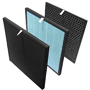 Okaysou Air Purifier Replacement Filter for AirMax 10L Pro, High-Efficiency H13 True HEPA Filtration System with Activited Carbon Pre Filter Set, 5-Stage Air Purifier Filter for Smoke Dander