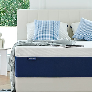 Molblly Queen Mattress, 10 inch Gel Memory Foam Mattress with CertiPUR-US Bed Mattress in a Box for Sleep Cooler & Pressure Relief, Queen - Firm