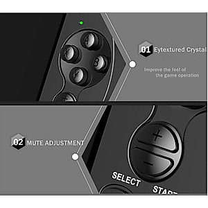 Portable X9 Retro Video Game Console 5.1 Inch Screen 8GB Handheld Gaming Player (Black)