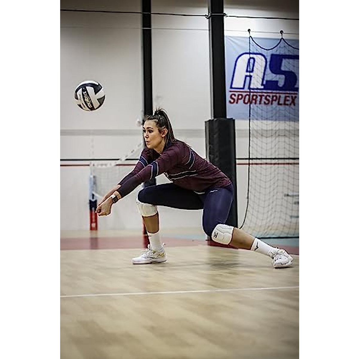 Mizuno Youth T10 Plus Volleyball Kneepad, One Size, Black