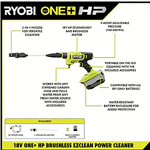 Ryobi One+ EZCLEAN power cleaner