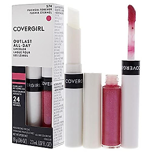 COVERGIRL Outlast All-Day Lip Color With Topcoat, Fuchsia Forever
