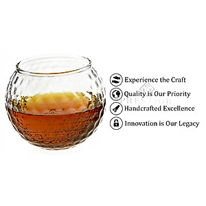 Golf Whiskey Glasses – Rocks Glass for Rum, Scotch, Wine Glasses - Bourbon Gifts - 10oz Cocktail, Lowball, Old Fashioned Glass (Set of 2) Dad Golf Gifts for Men and Women Golfers Who Like Whiskey