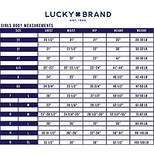 Lucky Brand Girls' Bootcut Fit Stretch Denim Jeans with Zipper Closure & Pockets, Barrier Wash, 10