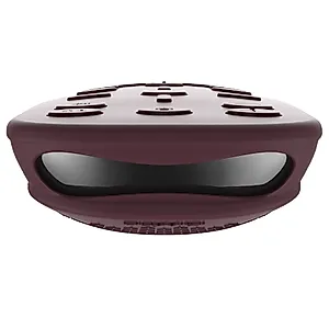 PlayVital Silicone Protective Remote Case for ps5 Media Remote Cover, Ergonomic Design Full Body Protector Skin for ps5 Remote Control - Wine Red