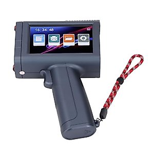 Marhynchus Portable Handheld Inkjet Printer 4.3in Color HD LED Touchscreen 600dpi 12.7mm Kit with Cartridge for Text 2D Code Bar Code (US Plug 100-240V)