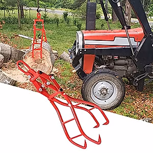 28" 4 logging tongs lifting, Claw Heavy Duty Skidding Tongs Log Tongs Lifting for Tractors, ATVs, Skidder Tractors