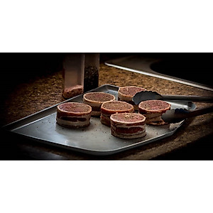 Chop Keeper Chopping Tray with Raised Sides and Easy-Guide Funnel, Midnight Black, Stainless and Copper, 3-Pack - Argee RG908/3