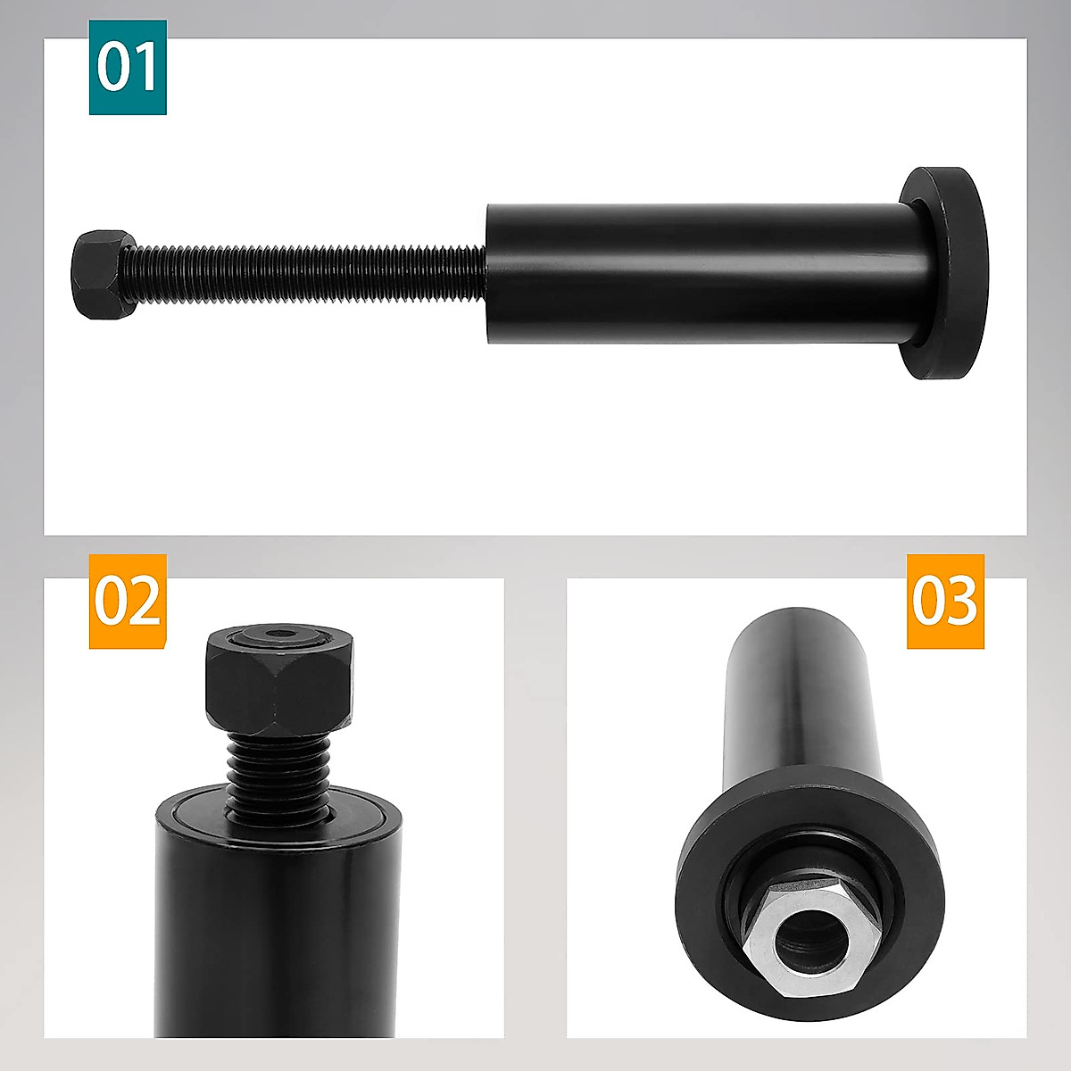 Crankcase Splitter Separator & Crank Case Installer Puller Tool Compatible with Motorcycle Dirt Bike Small Engine 2 Stroke or 4 Stroke Crankcase with 360 Rotatable Arms