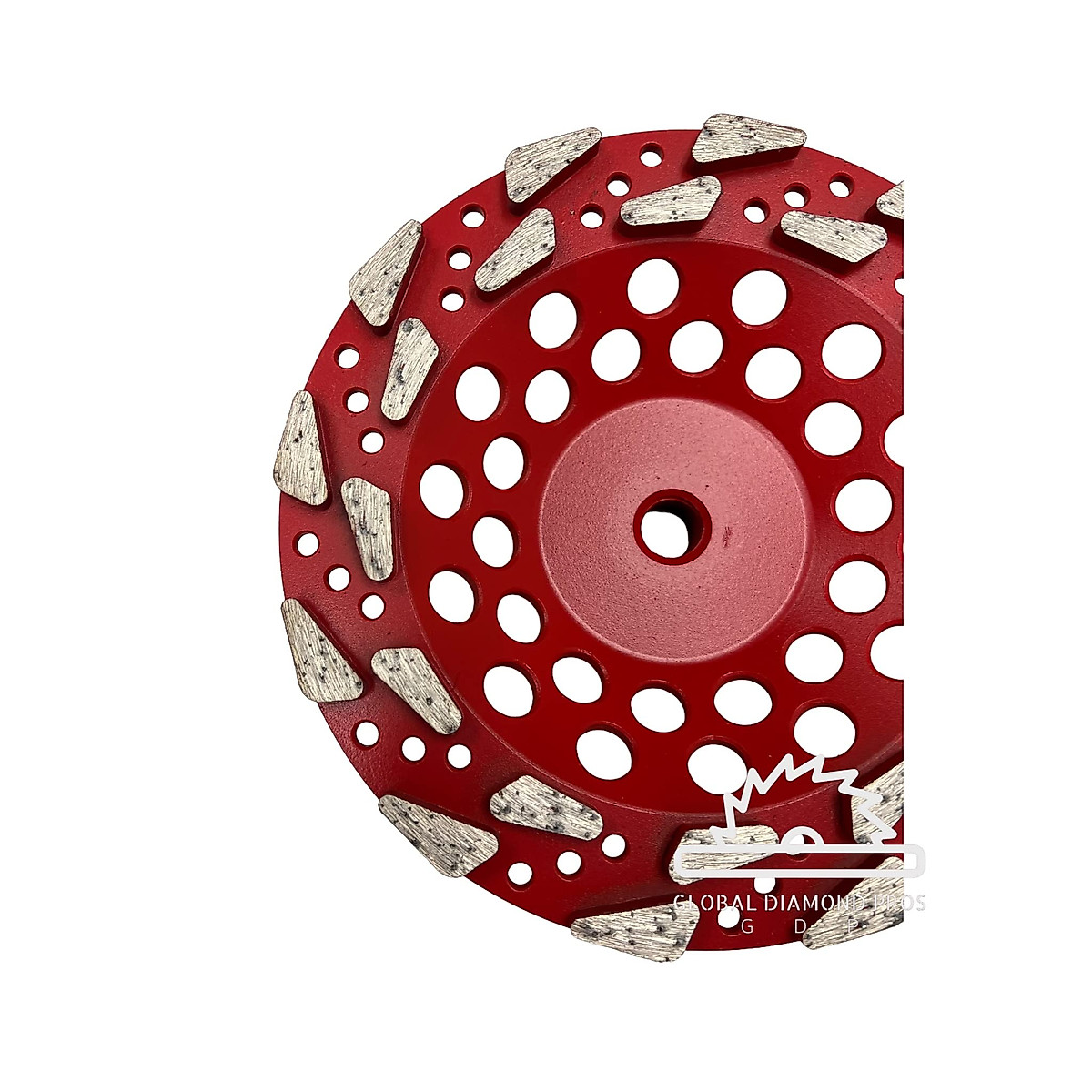 7” Diamond Grinding Cup Wheel for Concrete, Masonry, Epoxy & Paint Removal 5/8-11” Arbor Threaded Grit #18-20