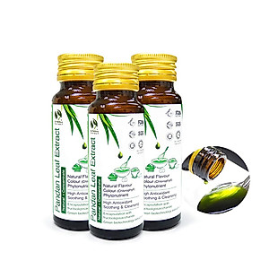 3 Bottle Pandan Leaf Extract Concentrate for Bakery & Beverage (60g) | Standardized Plant Extract of the East,Fresh Natural Asian Gourmet Baking Ingredient