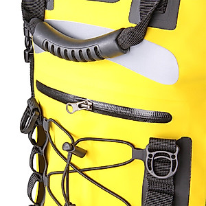 Surf to Summit Inc. The Mariner Dry Bag Backpack, Waterproof Backpack, Rolled Down Dry Bag Backpack, Hiking Backpack (Yellow)