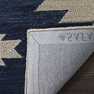 SAFAVIEH Aspen Collection 4' x 6' Ivory/Multi APN704A Handmade Moroccan Boho Tribal Wool Area Rug