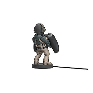 Power Up Factory Exquisite Gaming: Call of Duty: Lt. Simon "Ghost" Riley - Original Mobile Phone & Gaming Controller Holder, Device Stand, Cable Guys, Licensed Figure
