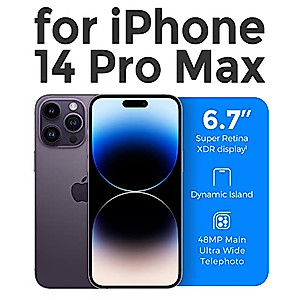 Mkeke for iPhone 14 Pro Max Case with MagSafe, Silicone Phone Case for iPhone 14 Pro Max [Full Protection] [Durable & Shockproof] Cover Case for Apple 14 Pro Max Case - Black