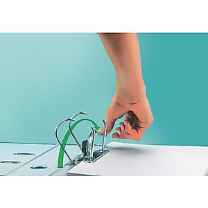 Leitz 11080094 multifunction folder (A4, round back (8, 2 cm wide) elastic band closure, plastic, Active Style) satin black