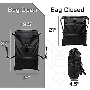 Xtreme Sight Line ~ AQUA RT ~ Large Water-Proof Faraday Backpack for Laptops, Tablets, and Mid-Size Electronics ~ Tracking/Hacking Defense ~ STONE