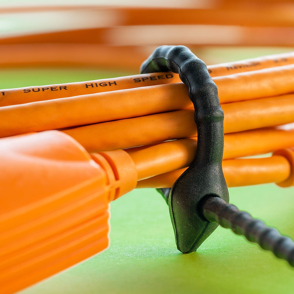 Simplifi It Black Silicone Rubber Twist Ties (24 PC.) - SI-SRT24B