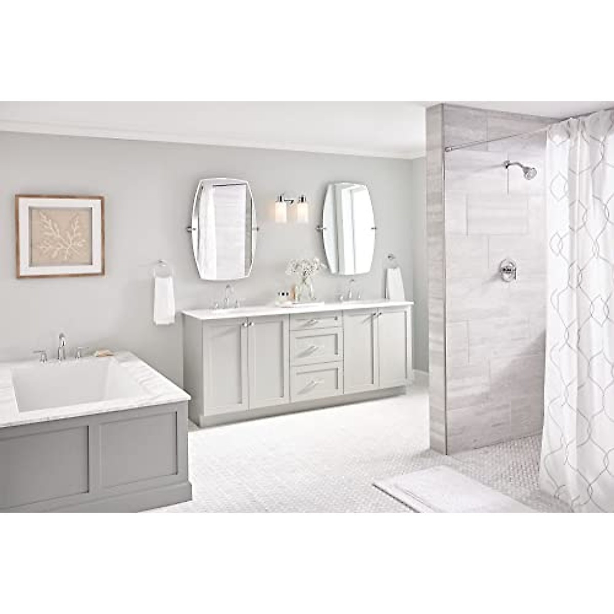 Moen Gibson Chrome Posi-Temp Pressure Balancing Eco-Performance Modern Shower Only Trim Valve Required, T2902EP