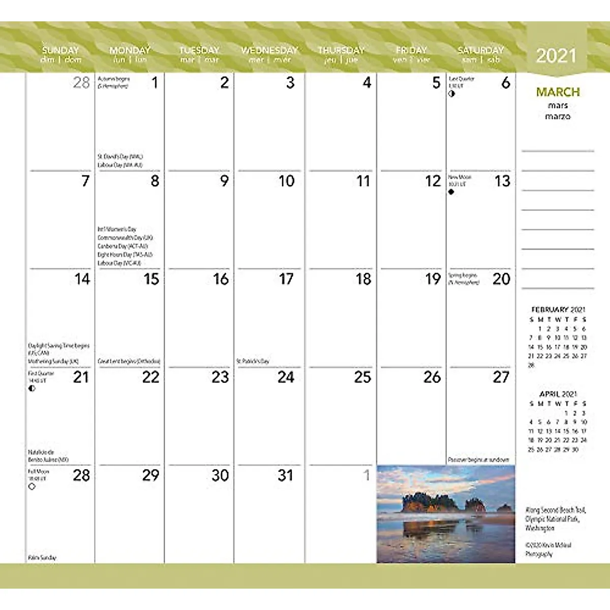 National Parks 2021 Pocket Planner