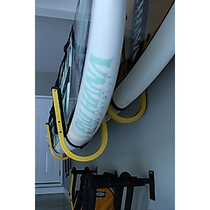 Suspenz Stand Up Paddle Board Expansion Plates (MG Black) to Make a Double Wall Storage Rack for Hanging 2 SUPs and Surfboards (31-5504)