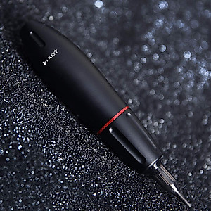 Dragonhawk Tattoo Machine Kit Rotary Tattoo Pen Gun Kit 20Pcs Tattoo Cartridges Needles Foot Pedal Power Supply for General Tattoo & Smp Studio 1013-10