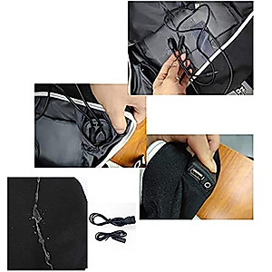 PIESWEETY Smile Luminous Backpack with USB Charging Port & Bracelet, School Laptop Backpack DJ Music Student Daypack Travel Bag Rucksack, Black, Large