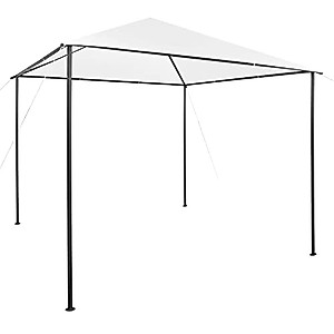 Gazebo,Outdoor Gazebo, Backyard Gazebo,Patio Gazebo,Grill Gazebo,Party Tent,Camping Gazebo,for Barbeque, Patio, Deck,Garden Party,Lawns,Outdoor,9.8'x9.8'x9.5' White 0.6 oz/ft²