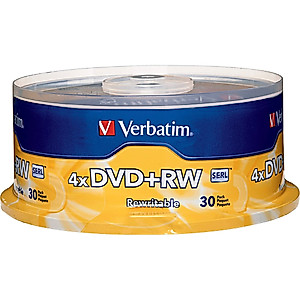 VTM94834 - VERBATIM 94834 4.7GB 4X DVD+RWs, 30-ct Spindle