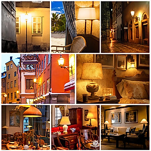 E ENERGETIC LIGHTING 4 Pack 150 Watt LED Light Bulb, Super Bright A21 Soft White 2700K, Non-Dimmable, 2300LM LED Bulb, High Lumen Light Bulbs, E26 Base, UL Listed