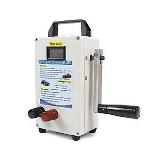 YIYIBYUS Portable Power Station,Hand Crank Generator Portable Power Supply Emergency Charger Outdoor Gear Hiking Travel Camping Emergency 110V 150W (With Vehicle Charging)