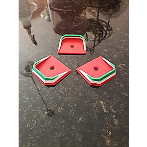 Ooni Uuni Pizza Oven Table Mounts 3 Pack (3D printed Ooni Shoes) DOES NOT FIT KARU 16 (Black)