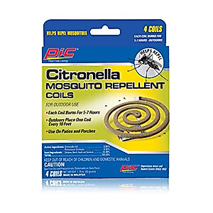 PIC CIT-Coil-4 Citronella Coils, 6-Pack