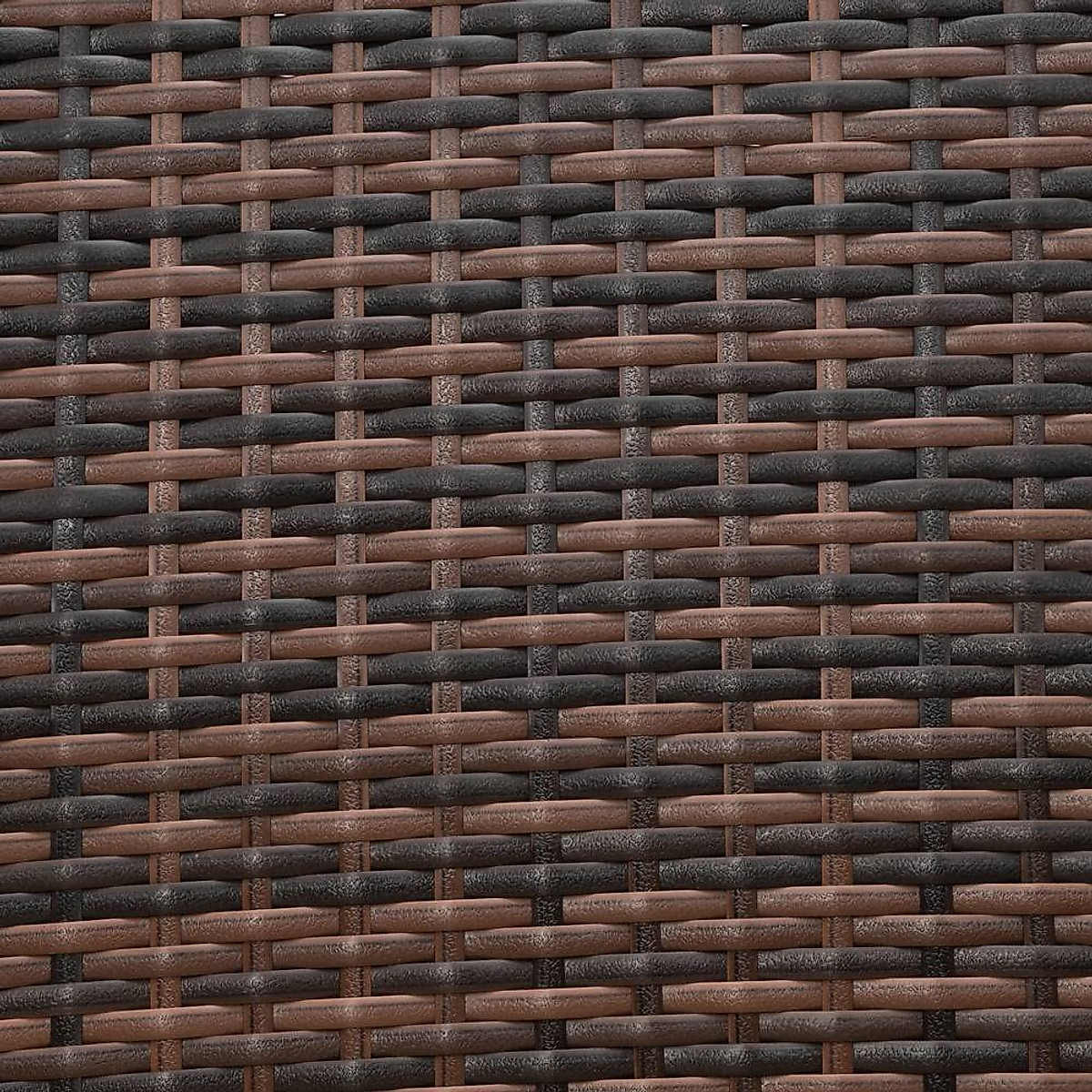 FRITHJILL Patio Bar Stool Set of 4, Outdoor Wicker 24-inch Bar Height Stools, Brown Backyard Rattan Chair