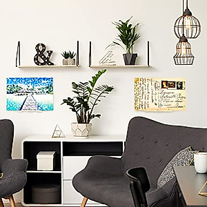 10 Packs Clear Floating Shelves Comic Book Display Case Comic Storage Shelf Wall Mount Heavy Duty Comics Books Case Frame Holder for Kids Room Living Room Office Bedroom Bathroom Kitchen