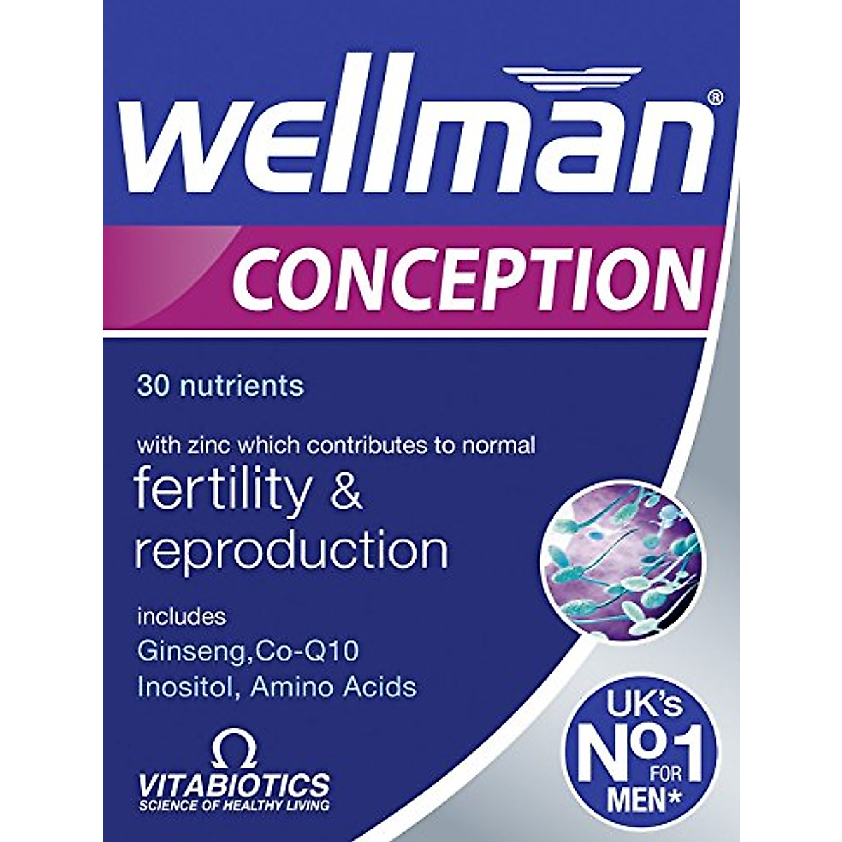 VITABIOTICS WELLMAN CONCEPTION 30 TABLETS by VITABIOTIC