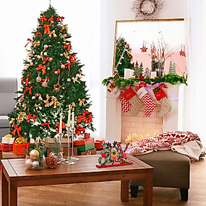 Blulu 3 Christmas Decorations Indoor Christmas Centerpieces for Tables Merry Christmas Tabletop Wooden Sign Snowman Farmhouse Centerpieces for Christmas Xmas Holiday Party Indoor Decor(Chic Style)