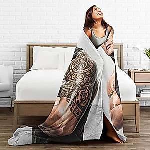 Throw Flannel Blanket for Dwayne Douglas Johnson Blanket for Home Decor for Men/Women 50in×40in