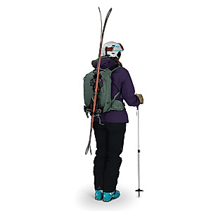 Osprey Kresta 20 Women's Backcountry Ski and Snowboard Backpack, Pine Leaf Green