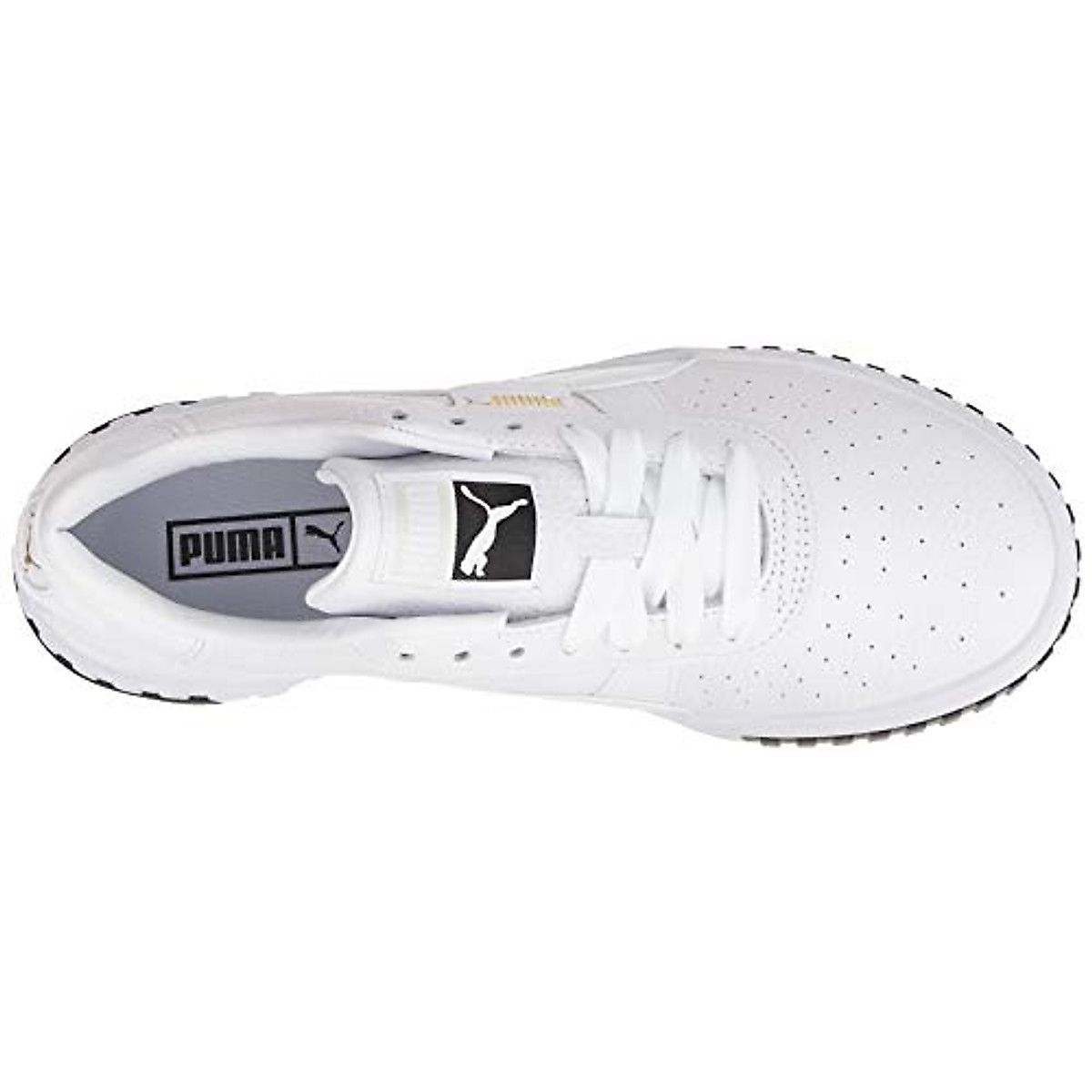 PUMA Women's CALI Sneaker White Black, 9 M US