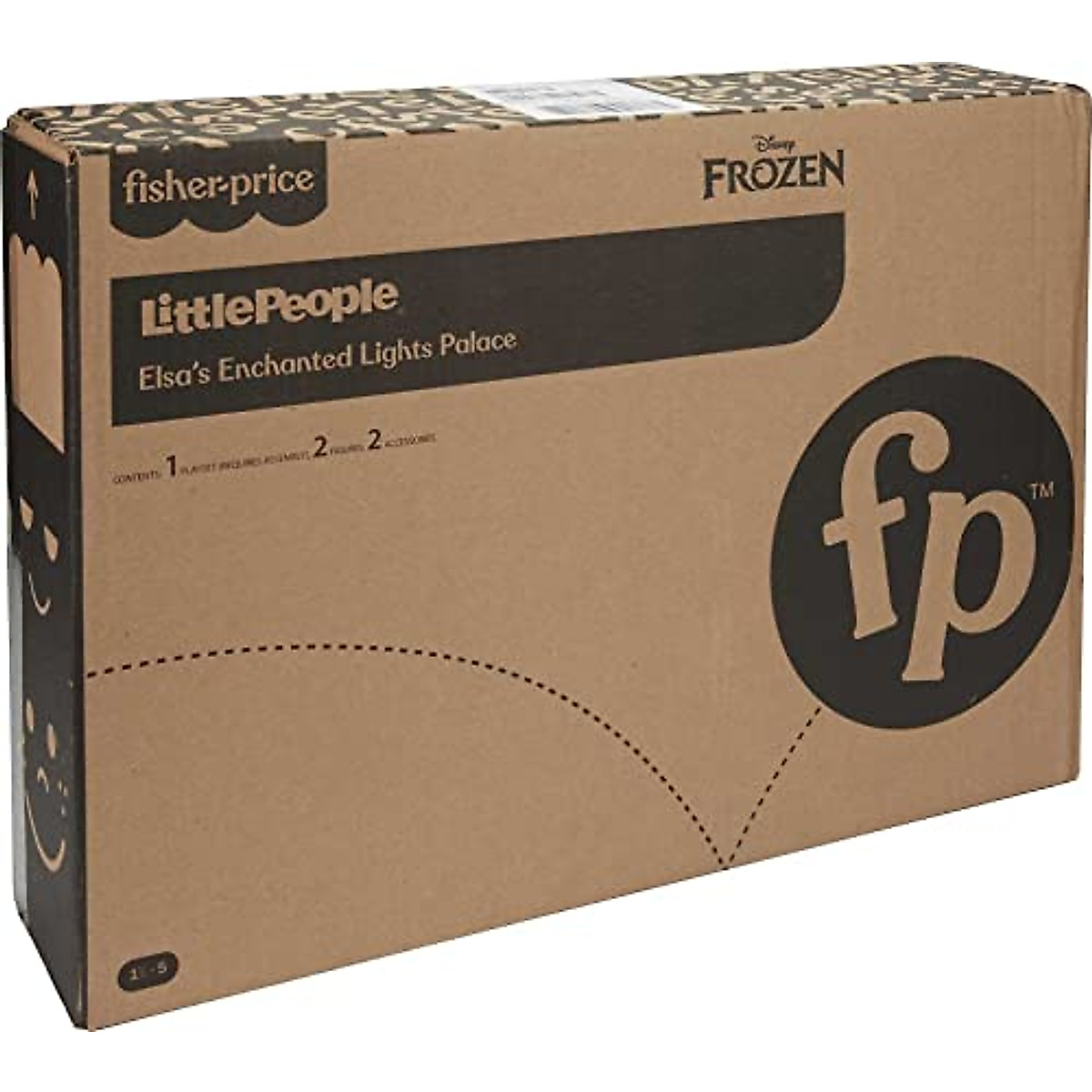 Disney Frozen Toddler Playset Little People Elsa’S Enchanted Lights Palace With Anna & Elsa Figures For Ages 18+ Months