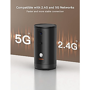 WOPET Smart Pet Camera:Dog Treat Dispenser, Full HD WiFi with Night Vision for Pet Viewing,Two Way Audio Communication Designed for Dogs and Cats,Monitor Your Pet Remotely