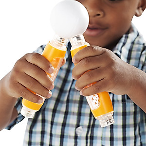 Guidecraft Grippies Shakers - 30 Piece Magnetic Building Set, Sensory Exploration STEM Learning & Educational Toys for Toddlers